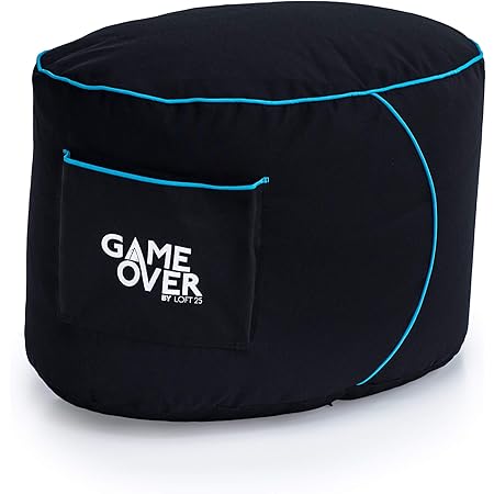 Game Over Video Gaming Bean Bag Lounger Chair | Indoor Living Room ...