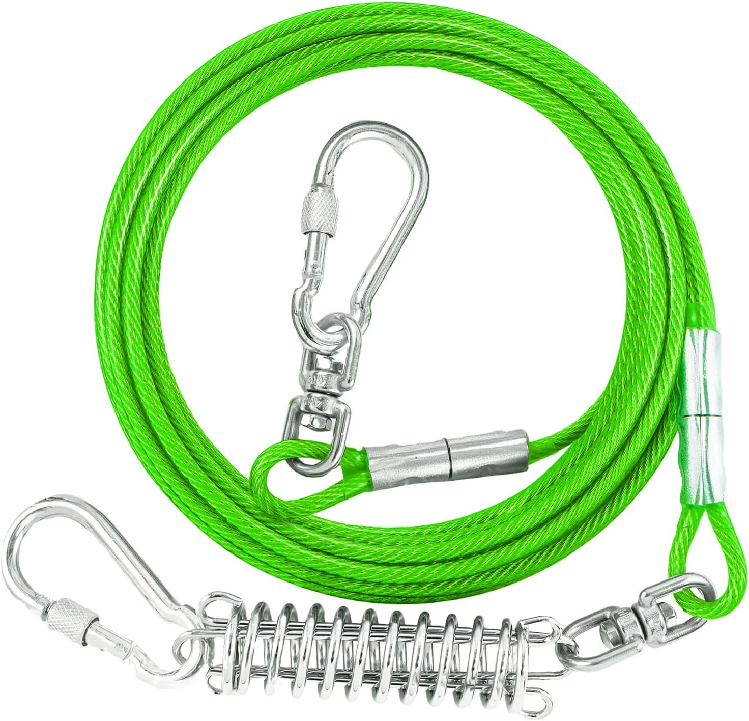 Amazon.com : MYAXBD 50 ft Tie Out Cable for Large Dogs - Dog Chains for ...