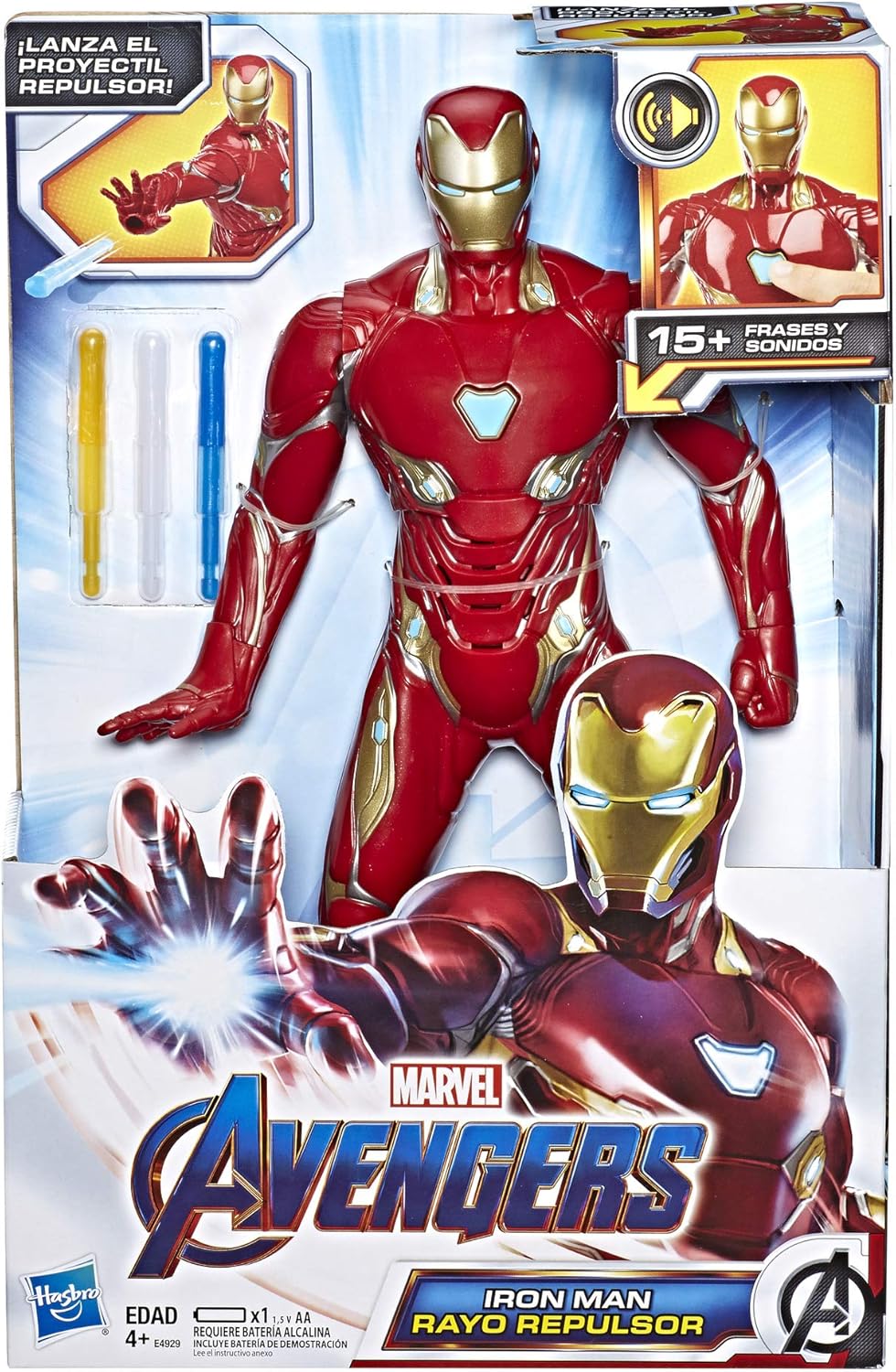 Marvel Avengers - Avengers: Endgame Iron Man Rayo Repulsor Action ...