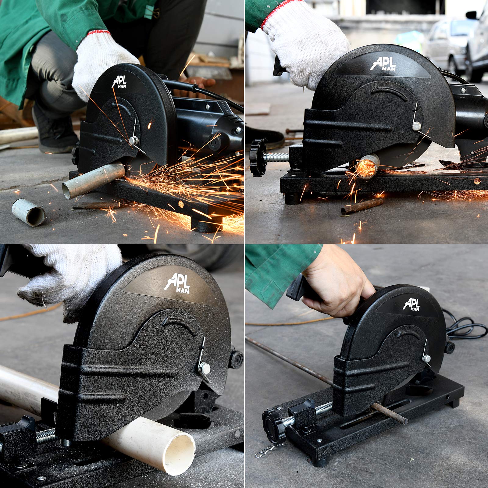 Metal Saw 6 Inch Cut Off Saw - 1800W Metal Cutting Chop Saw With 45 ...