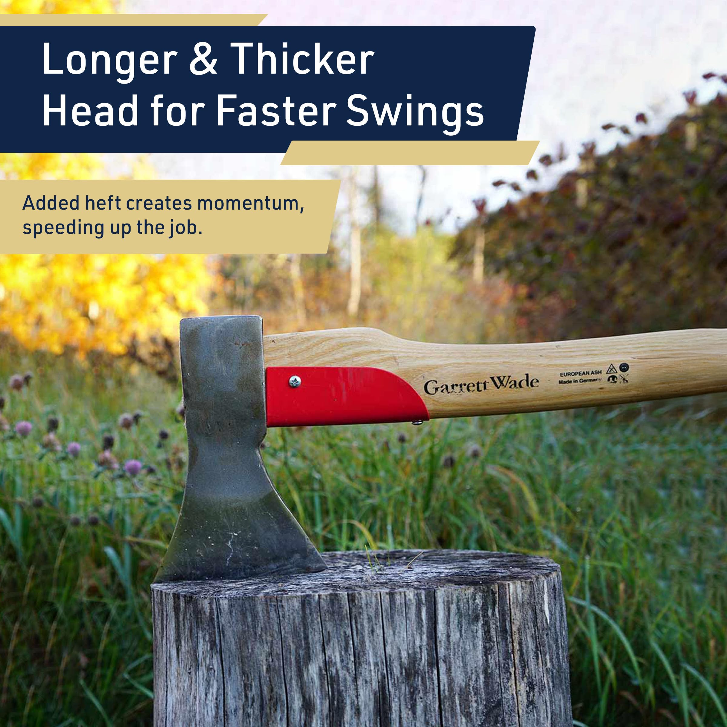 Snapklik.com : Forest Maul Wood Splitter Axe - 31” Tree Felling Wood ...