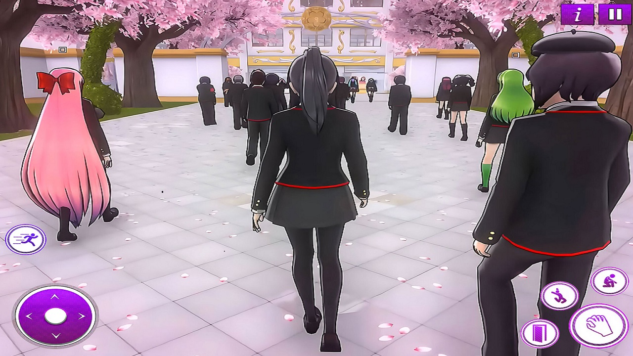 Anime Girl High School Girl Fun Life Simulator Game 3D - Aplicativo na ...