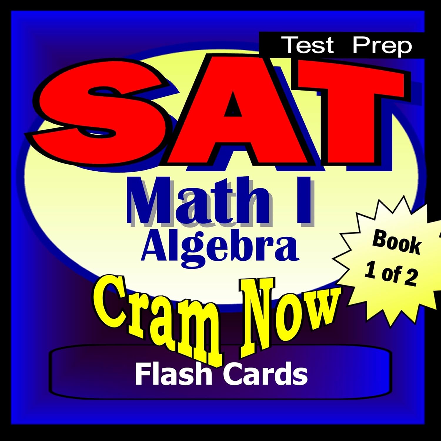 Amazon.com: SAT Prep Test MATH LEVEL I Part 1 - ALGEBRA Flash Cards ...