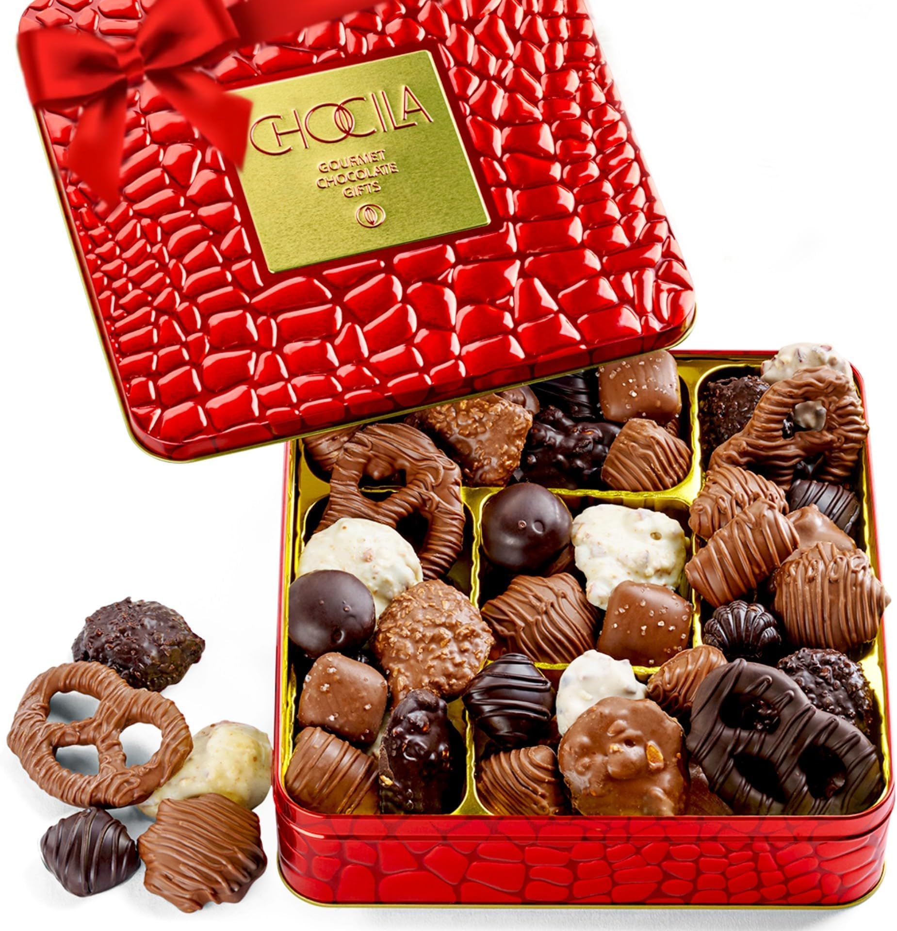 Amazon.com : Snackberry Premium Chocolate Gift Box - Gourmet Assortment ...