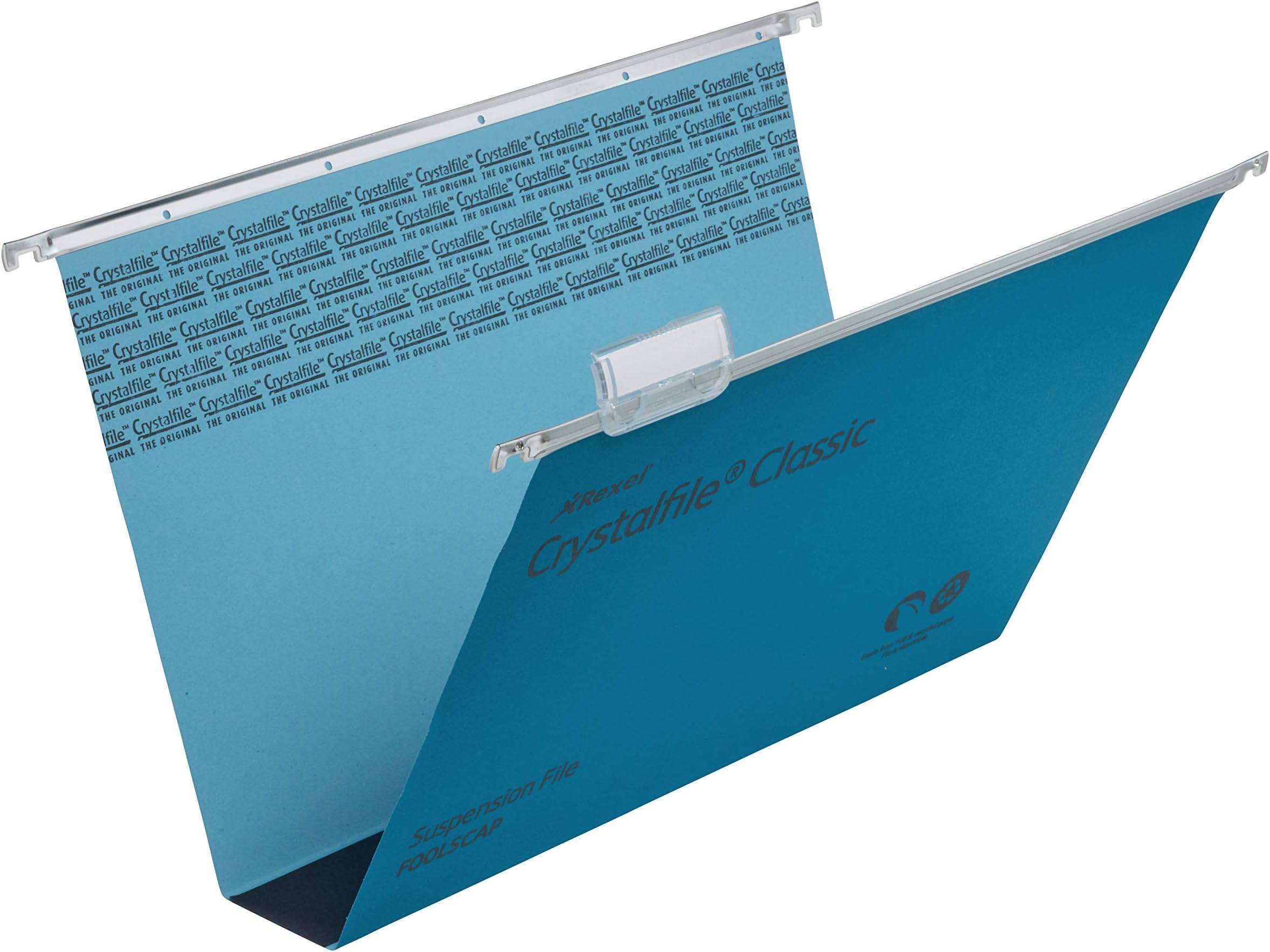 Rexel Foolscap Suspension Files with Tabs and Inserts for Filing ...