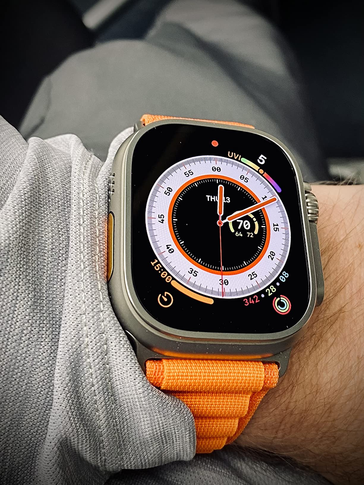 $21/mo - Finance Apple Watch Ultra [GPS + Cellular 49mm] Smart Watch w ...