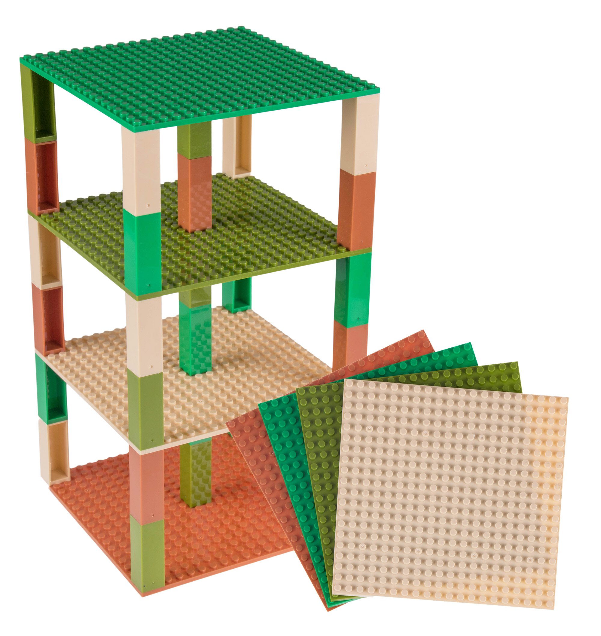 Buy Strictly Briks Classic Baseplates 6" x 6" Brik Tower 100% ...