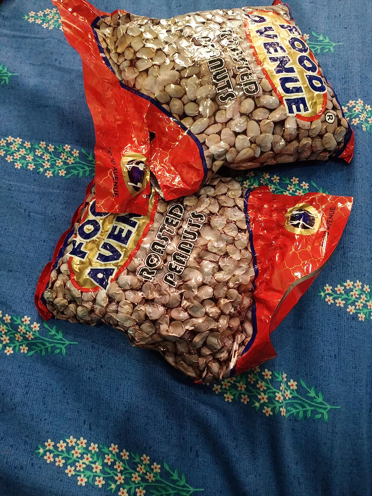 FOOD AVENUE Roasted Salted Peanuts Seeds Mungfali Dana Namkeen Vacuum ...