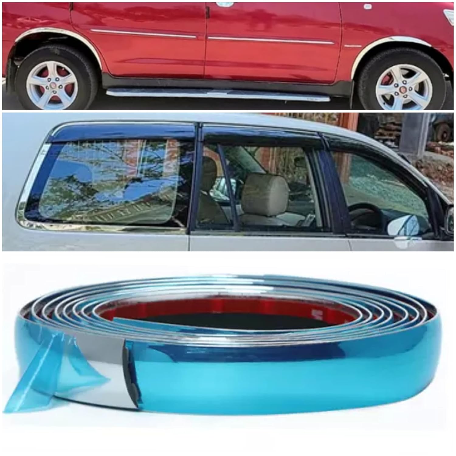 Speed 99~RPM Enhance Your Car's Look with 15MM Chrome Beading Roll ...