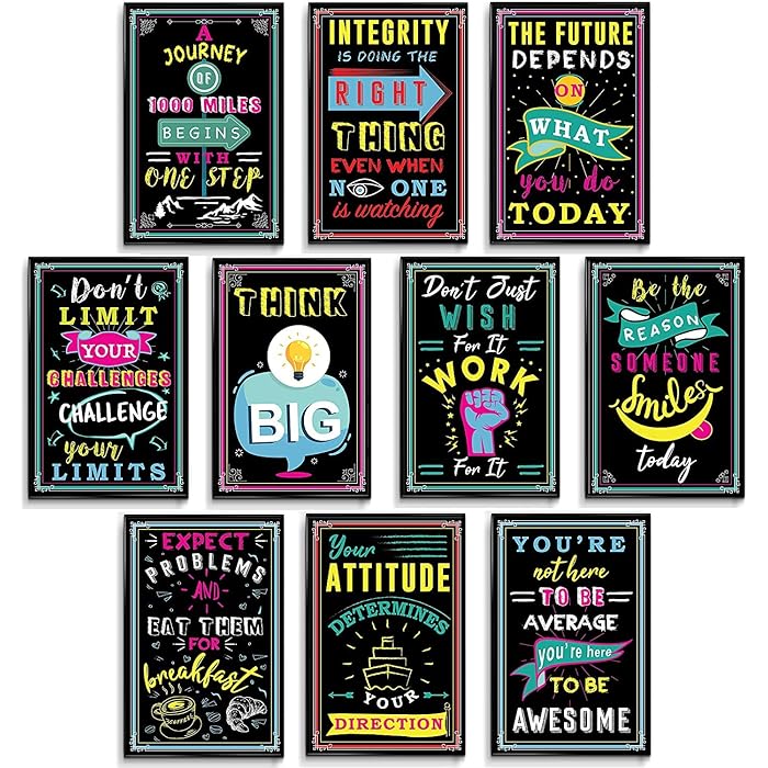 Buy Classroom Posters, Positive Posters For Classroom, Inspirational ...