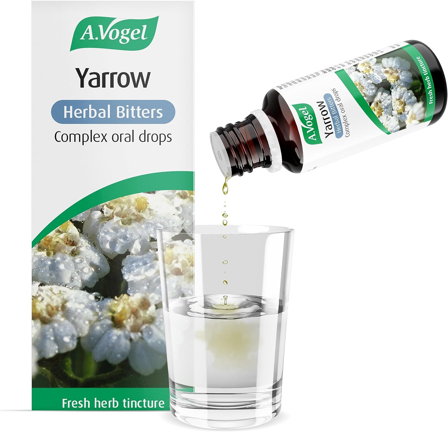 A.Vogel Yarrow Herbal Bitters Complex Drops | Herbal Food Supplement ...