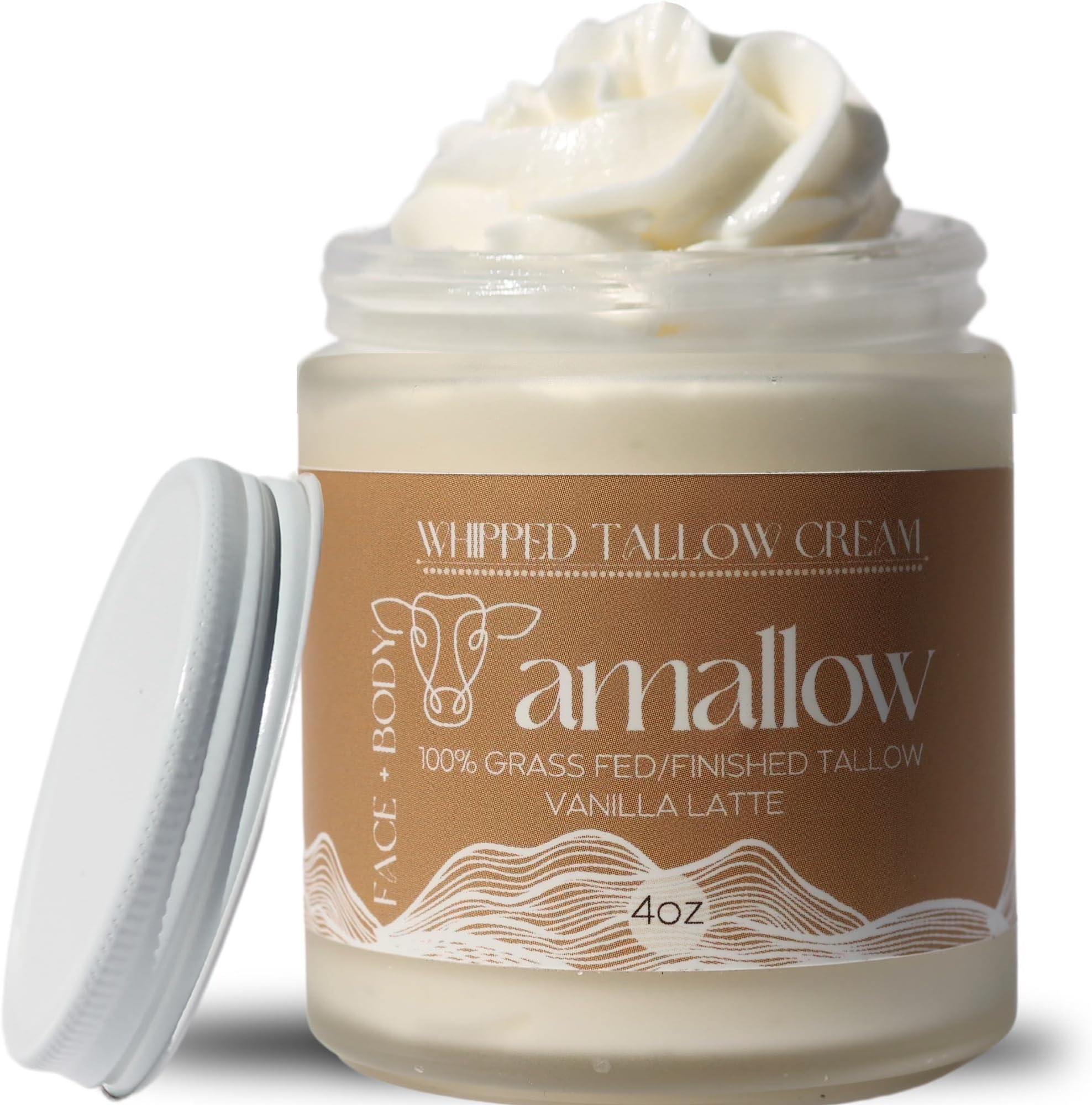 Amazon.com : Amallow 100% Grass Fed Beef Tallow for Skin Care - Face ...