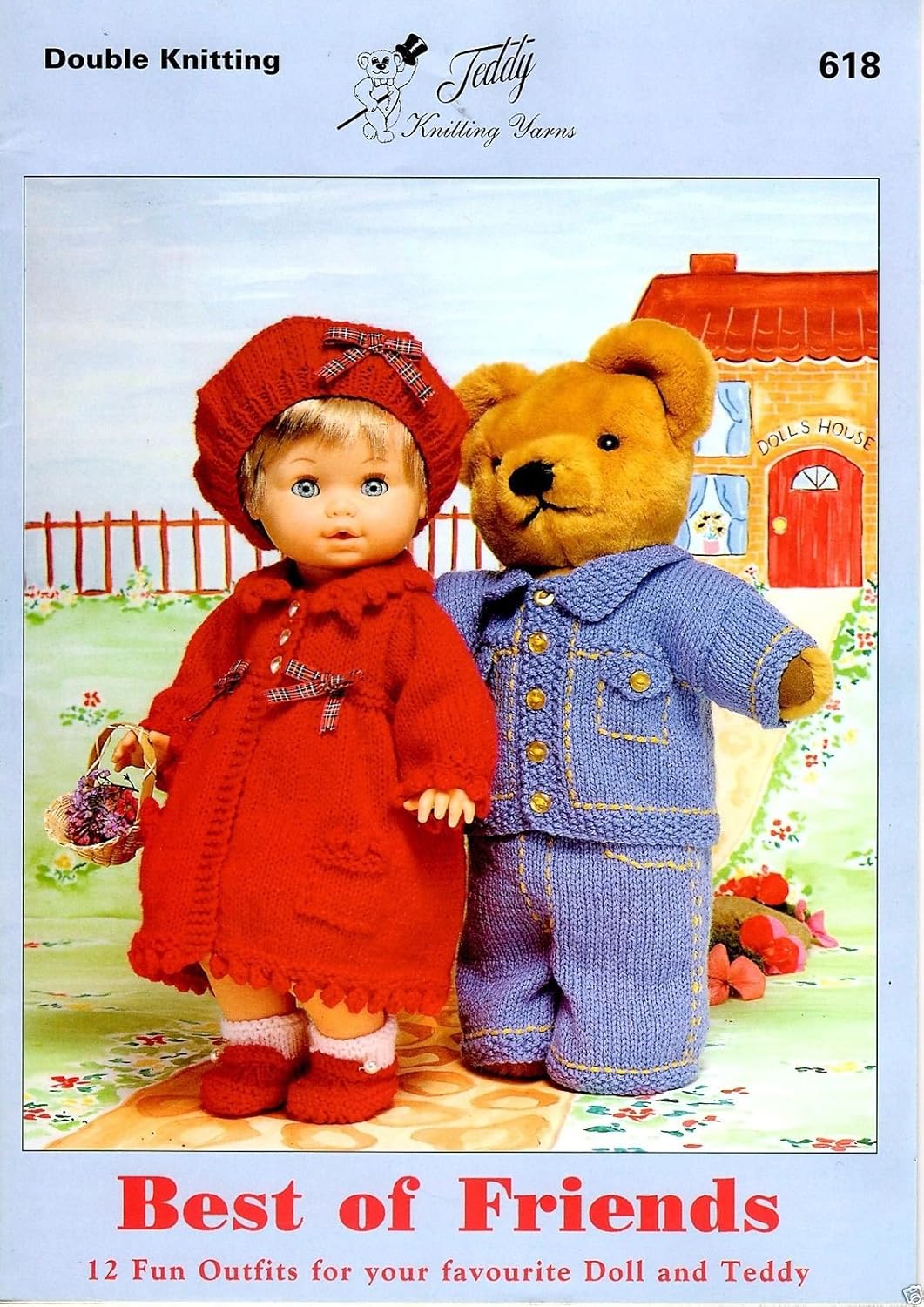 Teddy Double Knitting Doll & Teddy Pattern Booklet - Best of Friends ...
