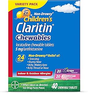 Amazon.com: Claritin Children's Allergy Medicine, 24-Hour Non-Drowsy ...
