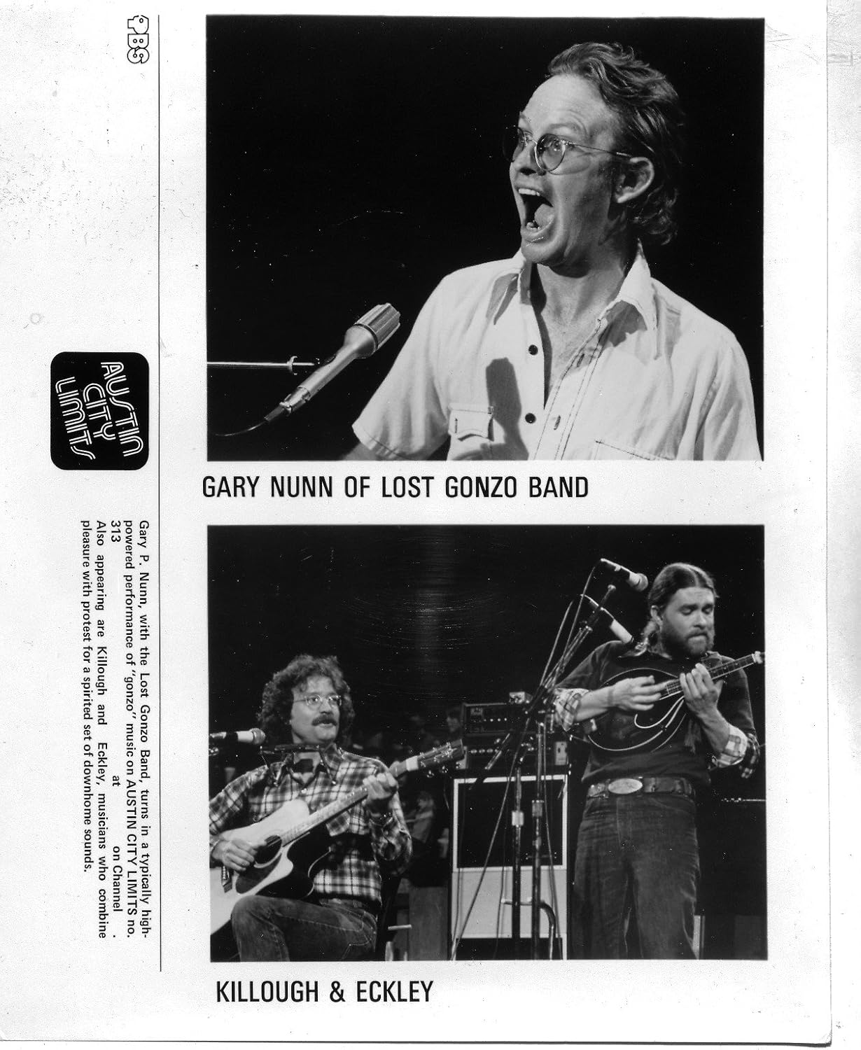 Lost Gonzo Band Killough and Eckley Original 8x10 photo J9770 at Amazon ...