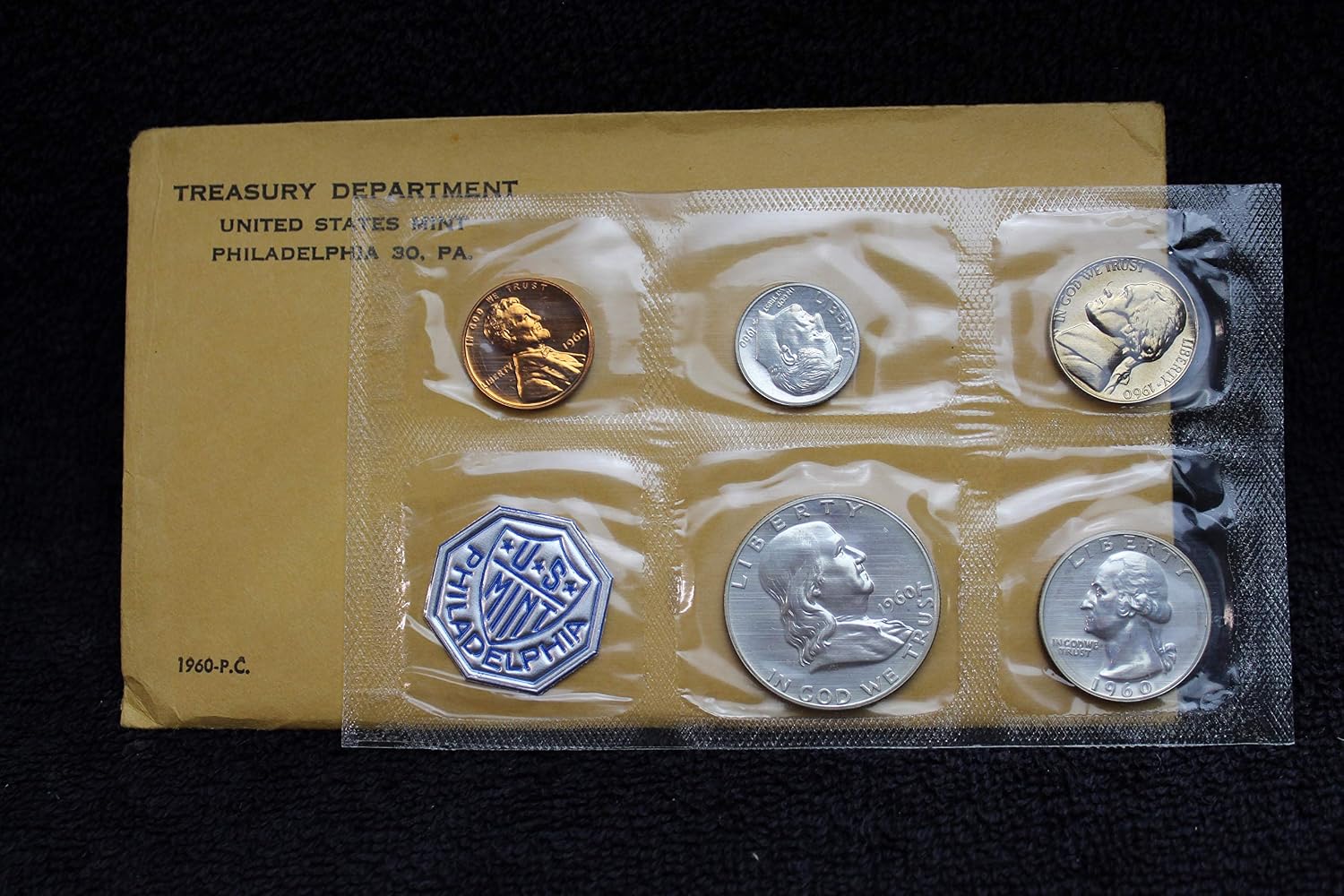 1960 RARE Small Date 5-Coin US Proof Set Proof Original Govt Packaging ...