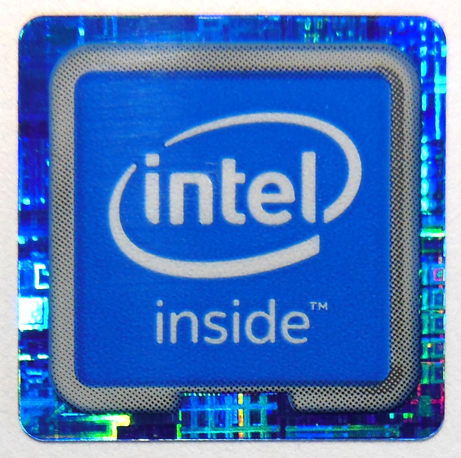 Original Intel Inside Sticker 18mm x 18mm [893] : Amazon.in: Computers ...