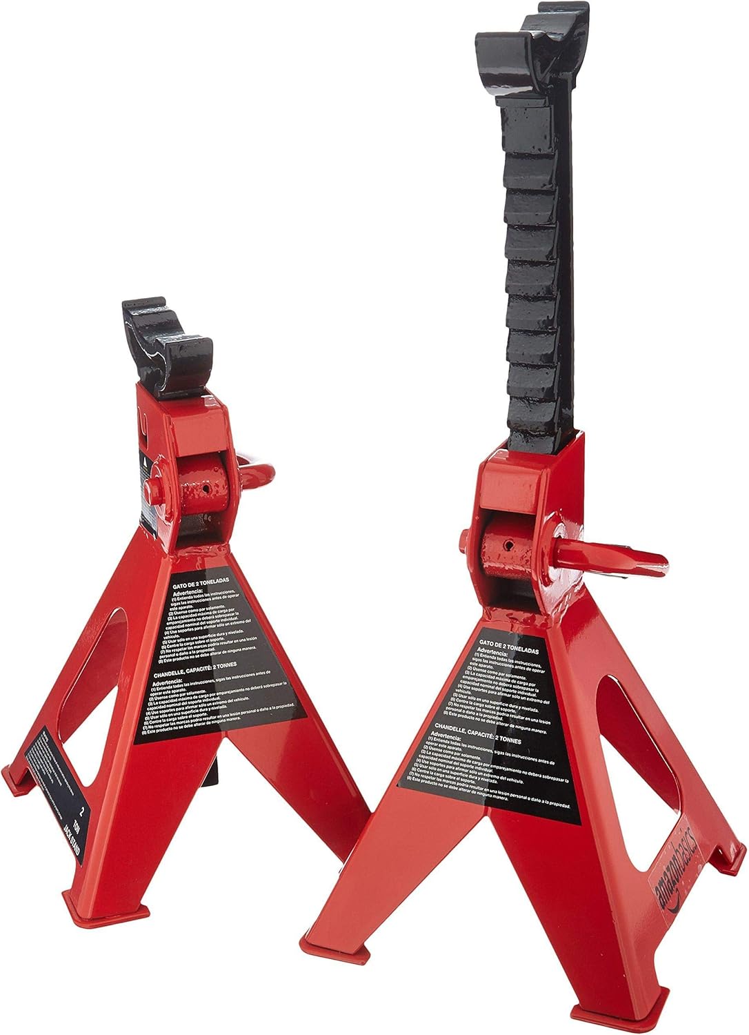 valuemax Heavy Duty Adjustable Jack Stand - 2 Pieces, 6t: Buy Online at ...