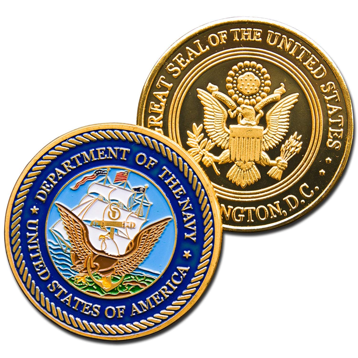 Buy Art Crafter Don United States Department of The Navy Challenge Coin ...