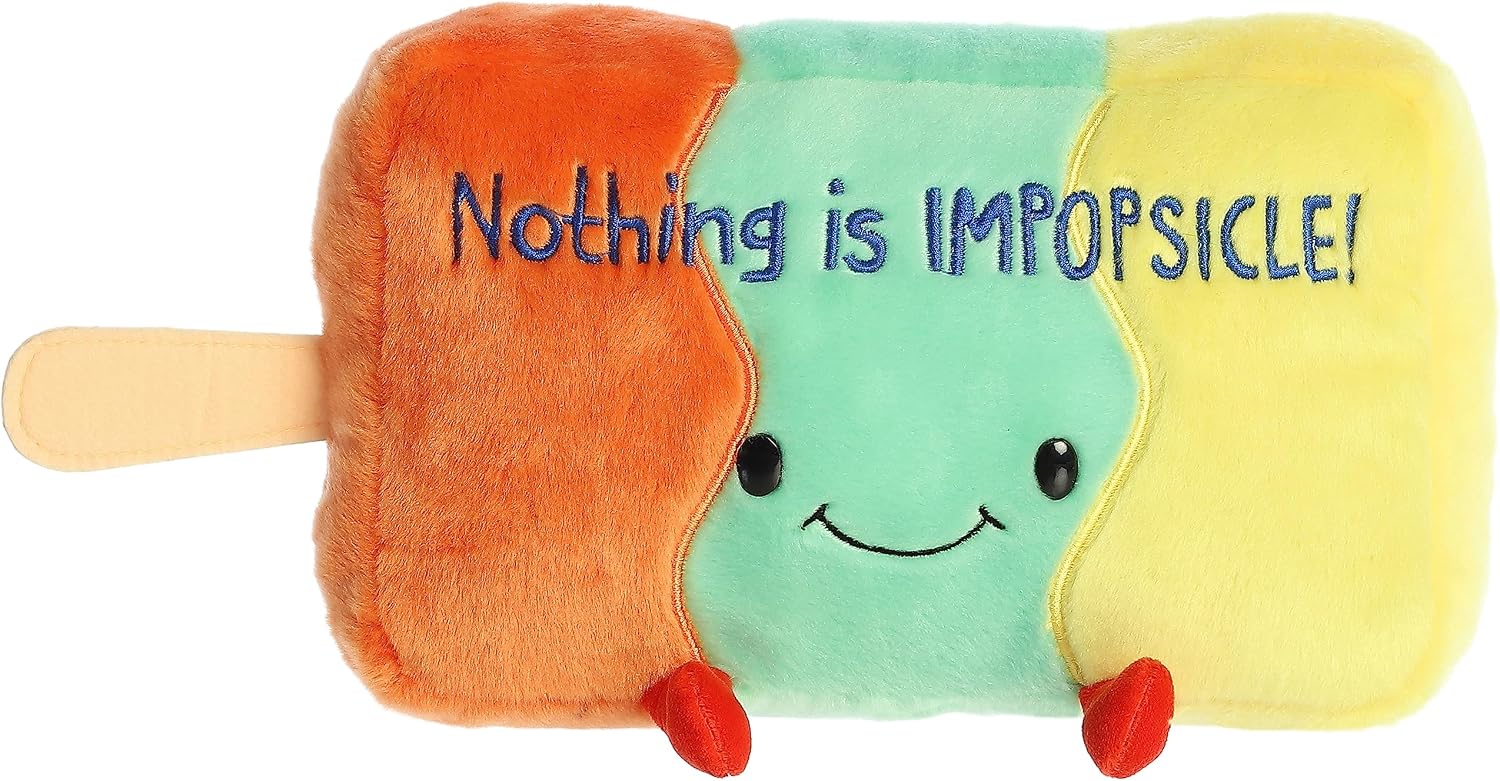 Amazon.com: Aurora® Witty JUST Sayin'™ Nothing is Impopsicle™ Stuffed ...