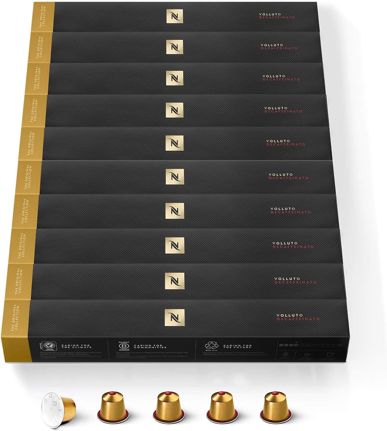 Nespresso Caffè - 50 capsule di caffè Volluto Espresso : Amazon.it ...
