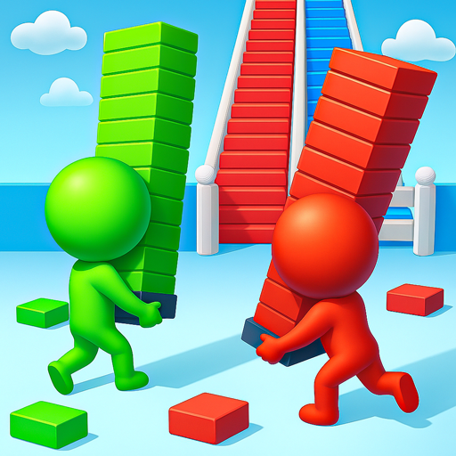 Bridge Race Color Path Run: Fun Stair Building Runner Challenge 3D Game ...