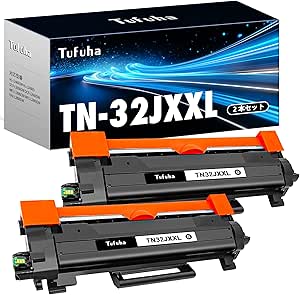 Amazon.co.jp: TN32JXXL 2本セット 互換トナーカートリッジ ブラザー(Brother)用 32JXL ブラック 大容量タイプ 対応機種: HL-L2460DW HL ...