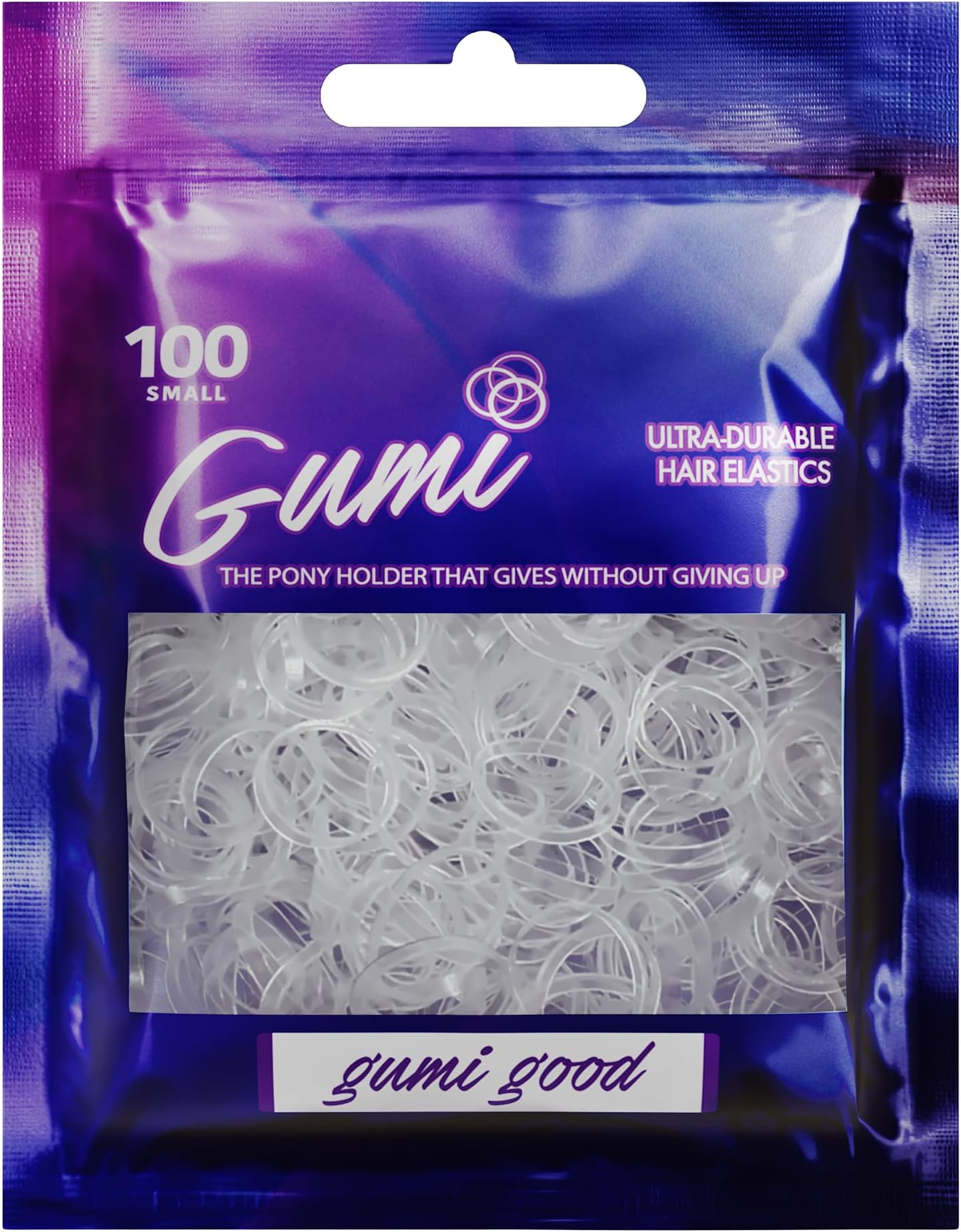 Amazon.com : Hair Elastics - STRONG - REUSEABLE - clear Premium ...