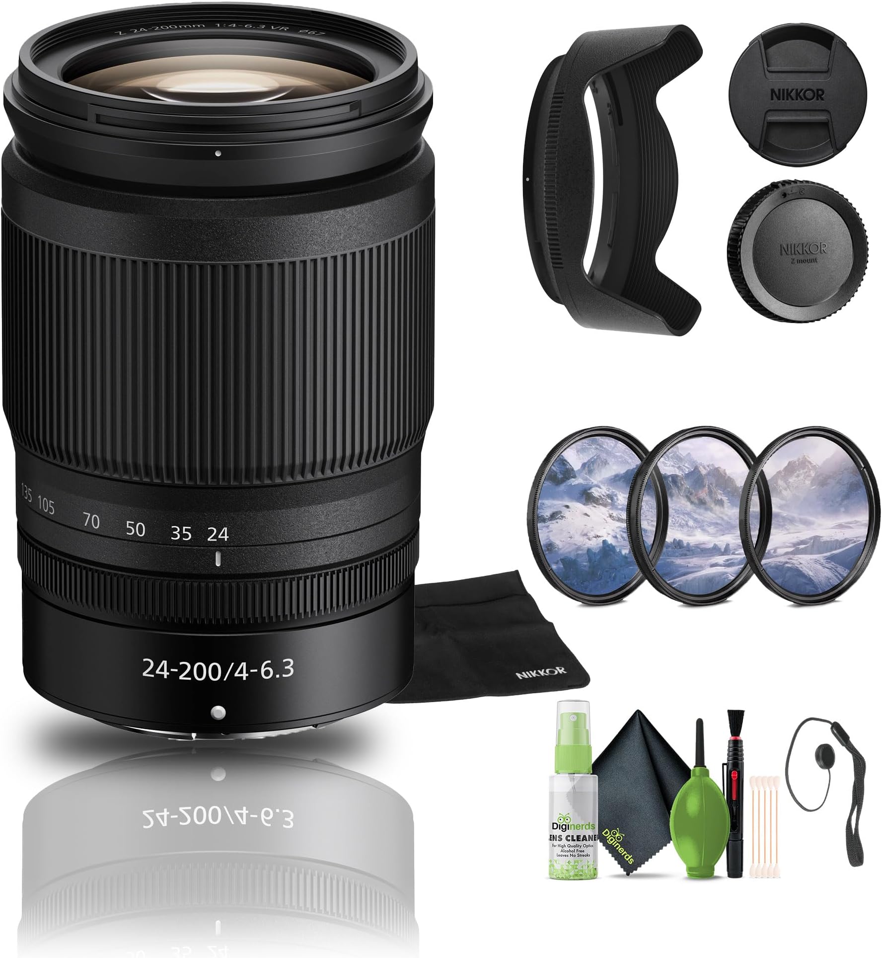Amazon.com : Nikon NIKKOR Z 24-200mm f/4-6.3 VR Telephoto Zoom Lens for ...