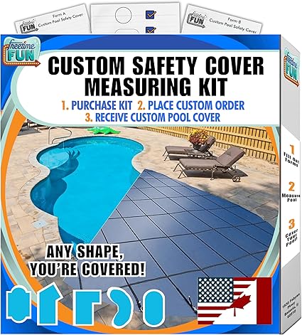 Amazon.com : Freetime Fun Custom Pool Safety Covers for Inground Pool ...