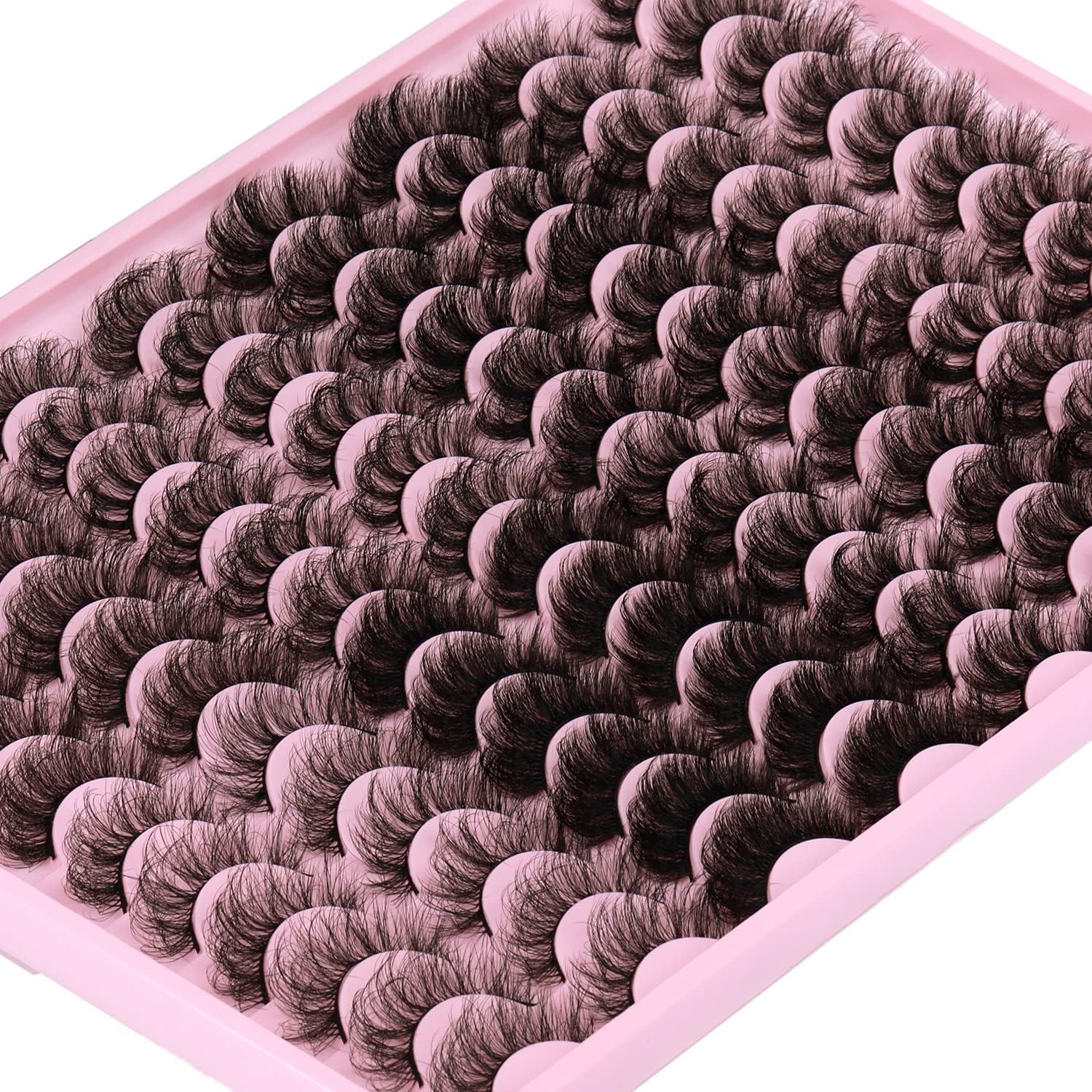 Amazon.com: Salona Eye Splashes False Eyelashes Bulk 70 Pairs of Fake ...