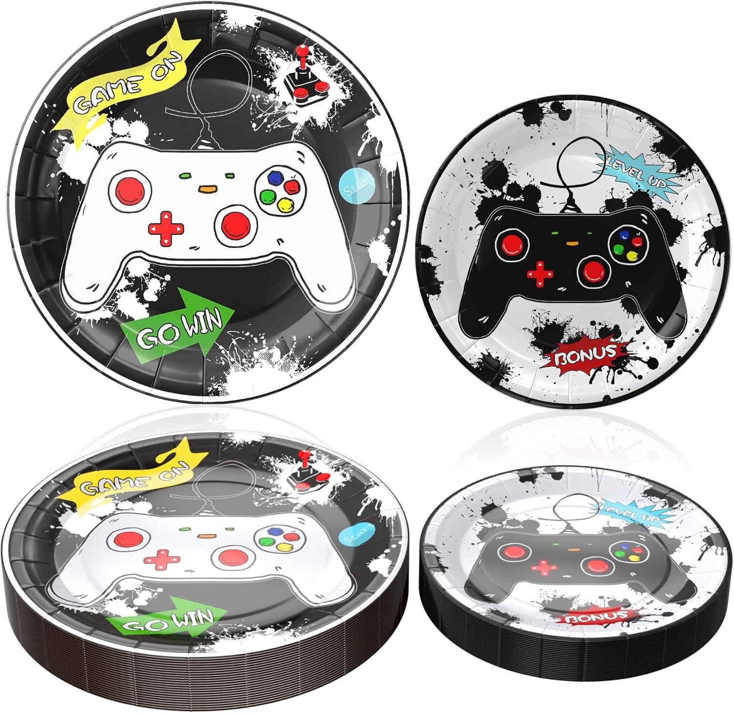 Amazon.com: Video Game Party Supplies, Video Game Birthday Decorations ...