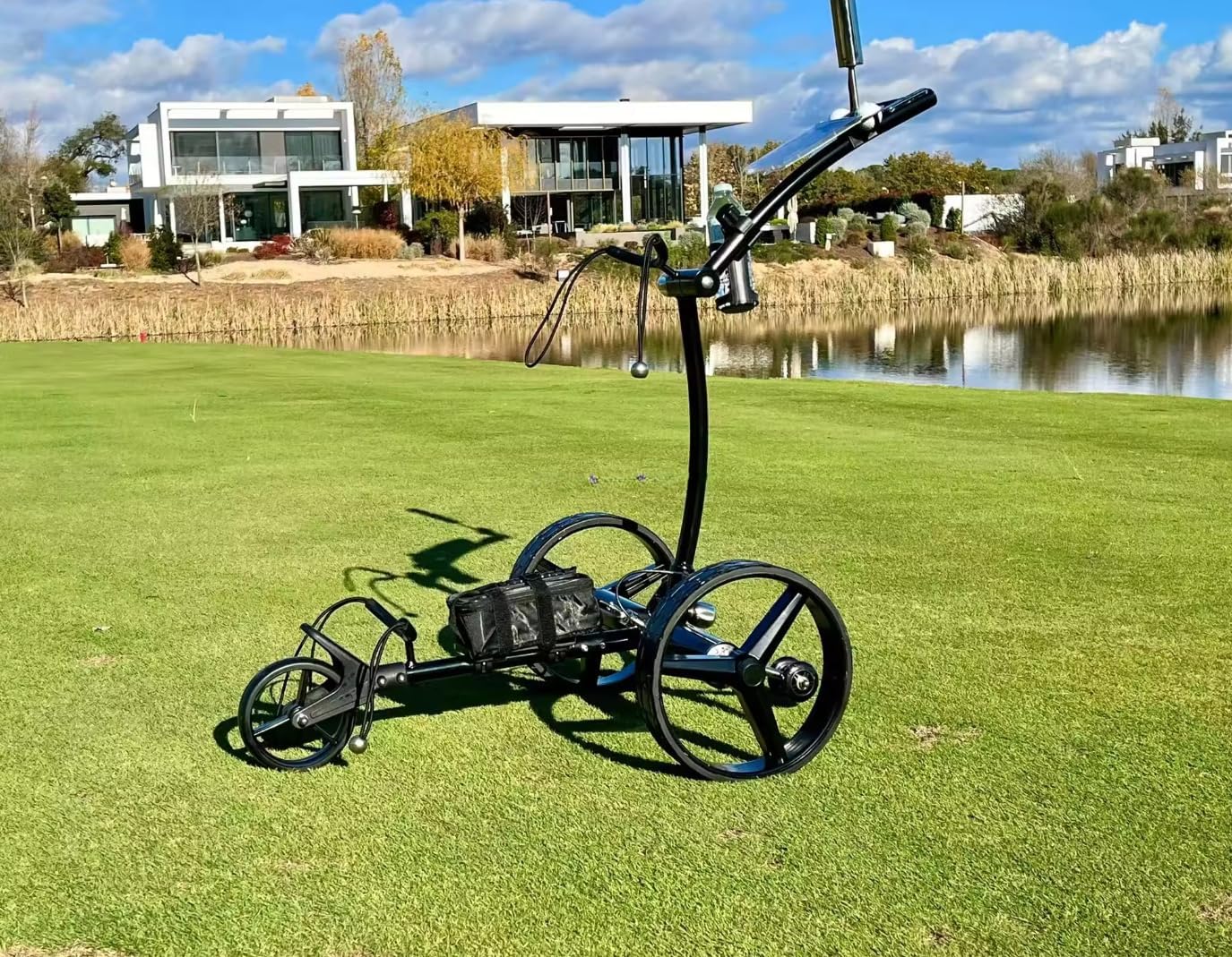 Remote Controlled Electric Golf Bag Push Pull Cart Trolley : Amazon.ca ...