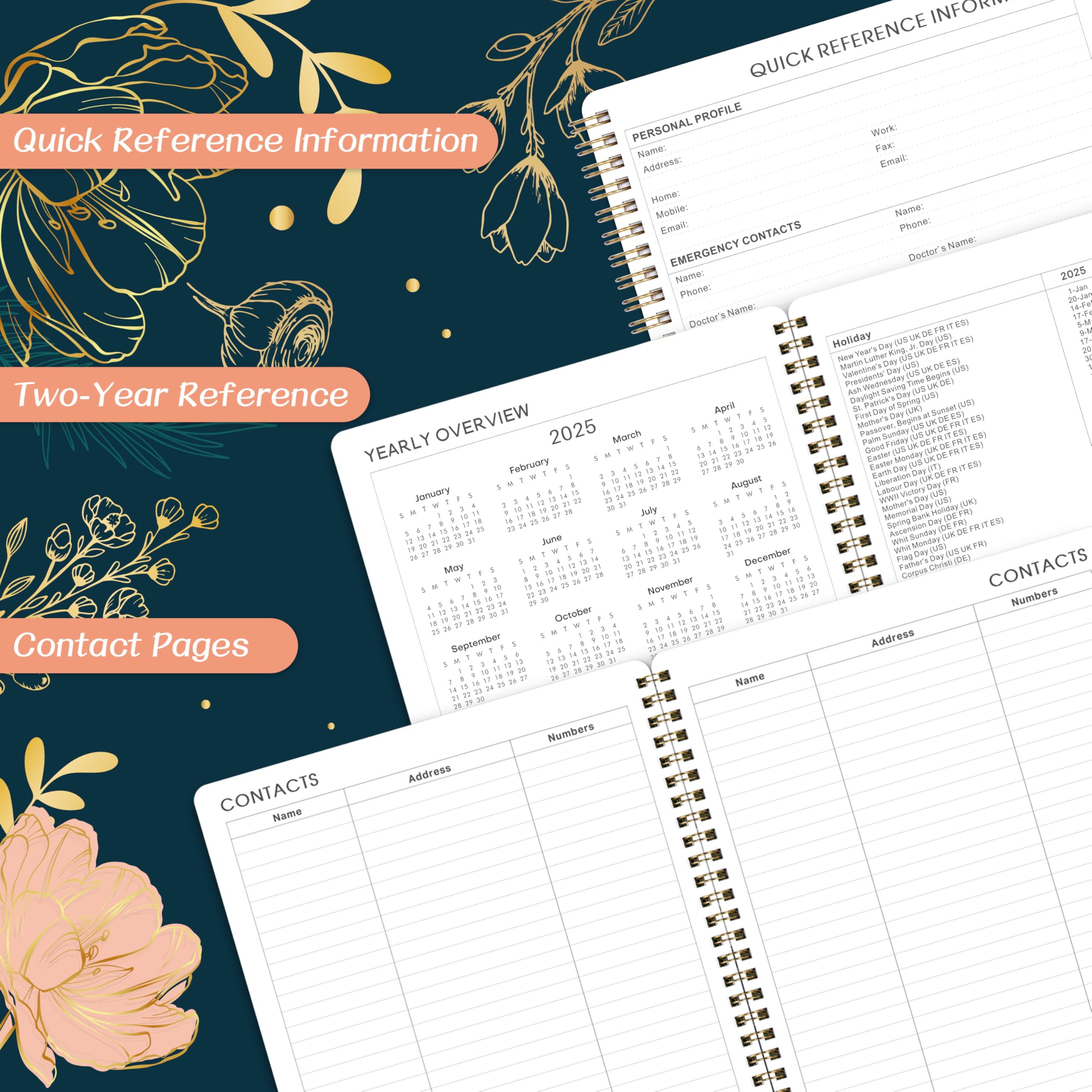 Snapklik.com : 2025 Planner - 2025 Planner Weekly And Monthly, From ...