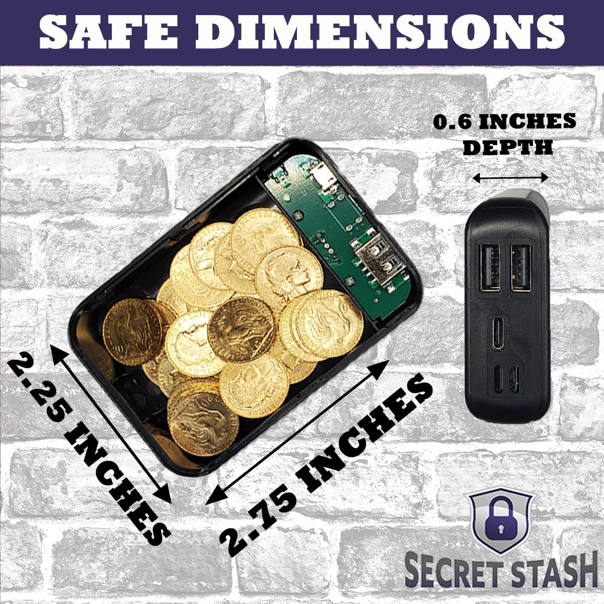 Hidden Safes In Plain Sight Secret Stash USB Charger Safe - Hidden ...