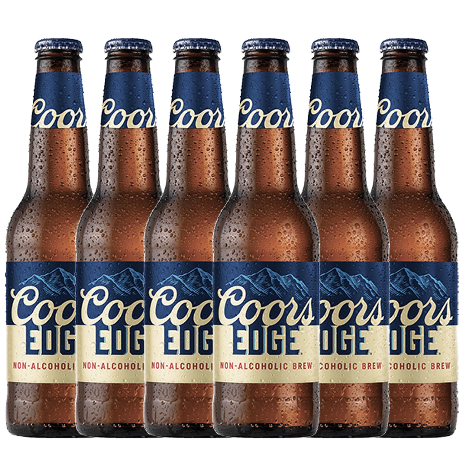 Amazon.com : Coors Edge Non-Alcoholic Beer - 6 Pack 12oz Bottles ...
