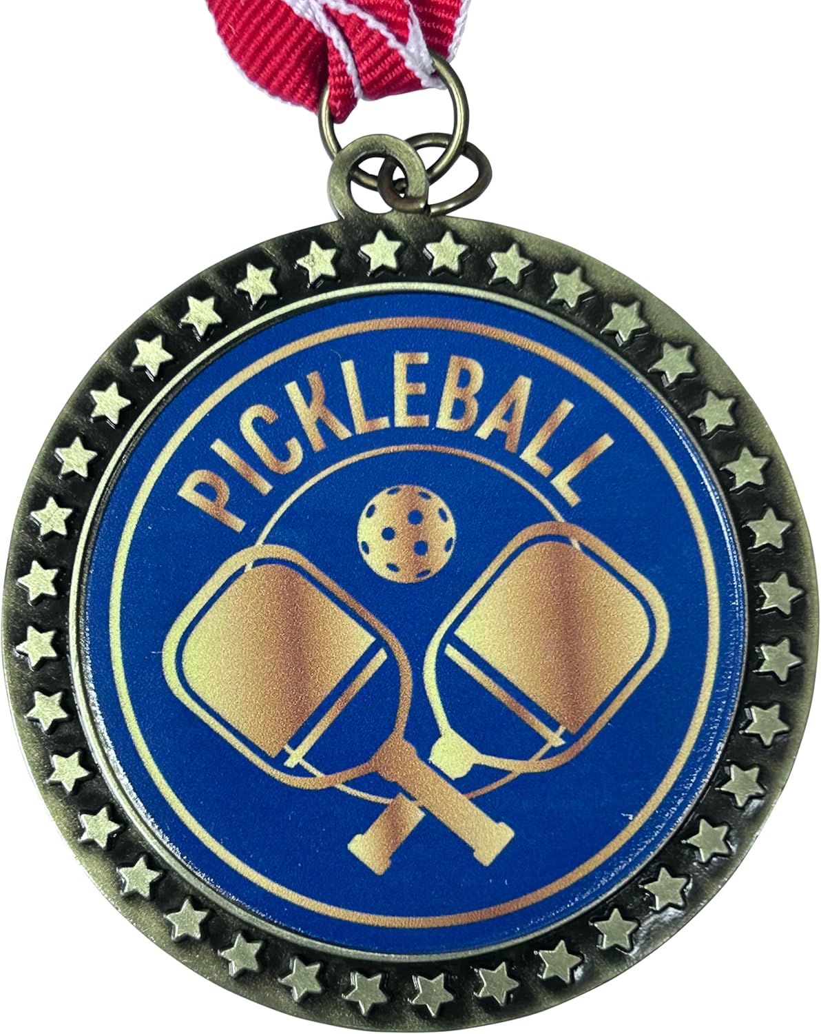 Amazon.com : 2-1/2 Inch Die-Cast Metal Pickle Ball Award Medal with ...