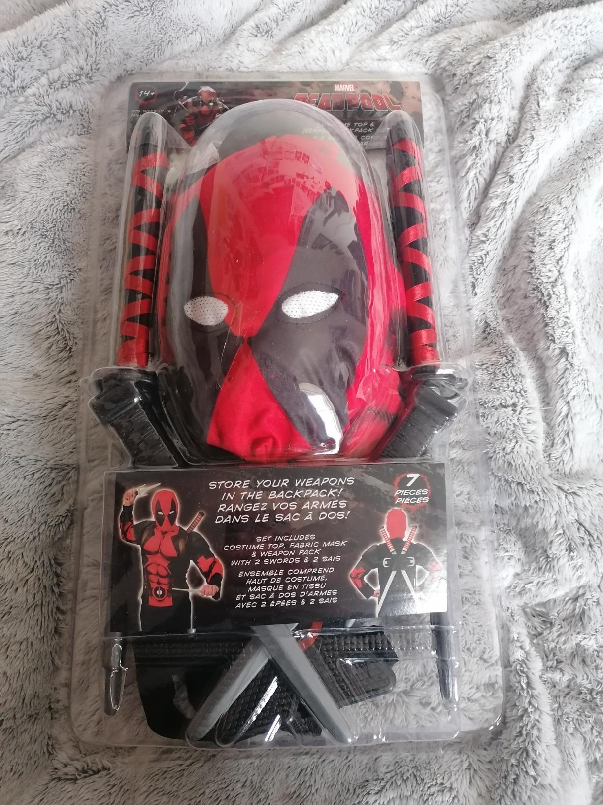 Rubie's Official Marvel Deadpool, Childs Teen Costume Kit - Top and ...
