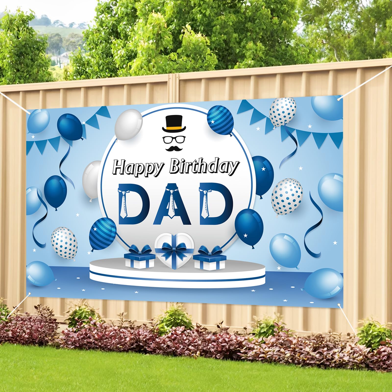Happy Birthday Dad Banner Dad's Happy Birthday Banner