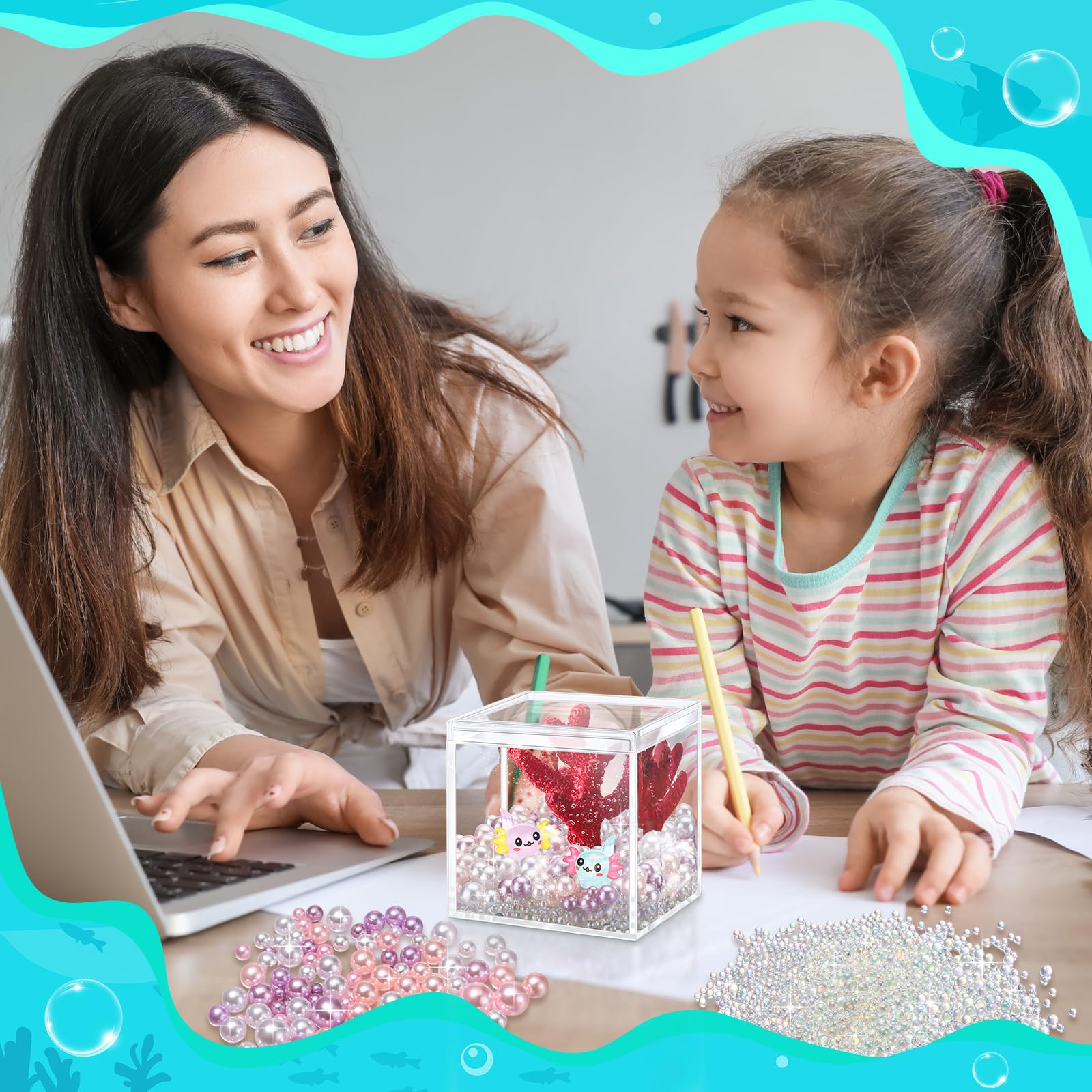 Snapklik.com : HyDren Axolotl DIY Tank Axolotl Craft Mini Axolotl ...