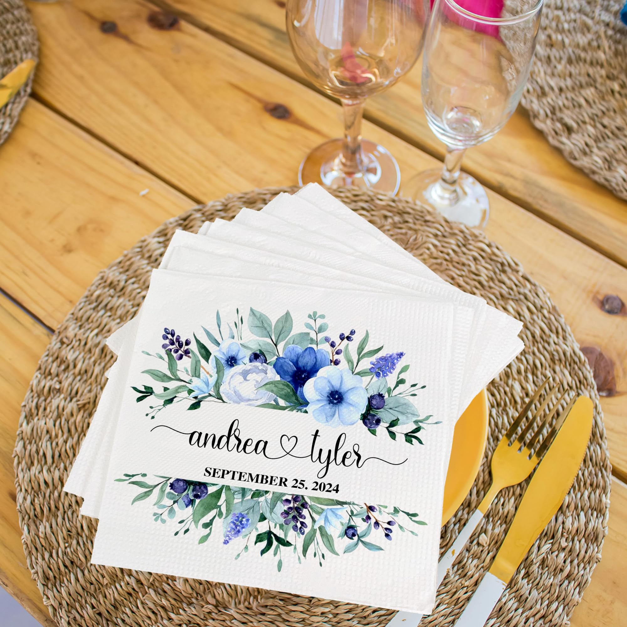 Cocktail Napkins For Wedding Reception DIY WEDDING RECEPTION