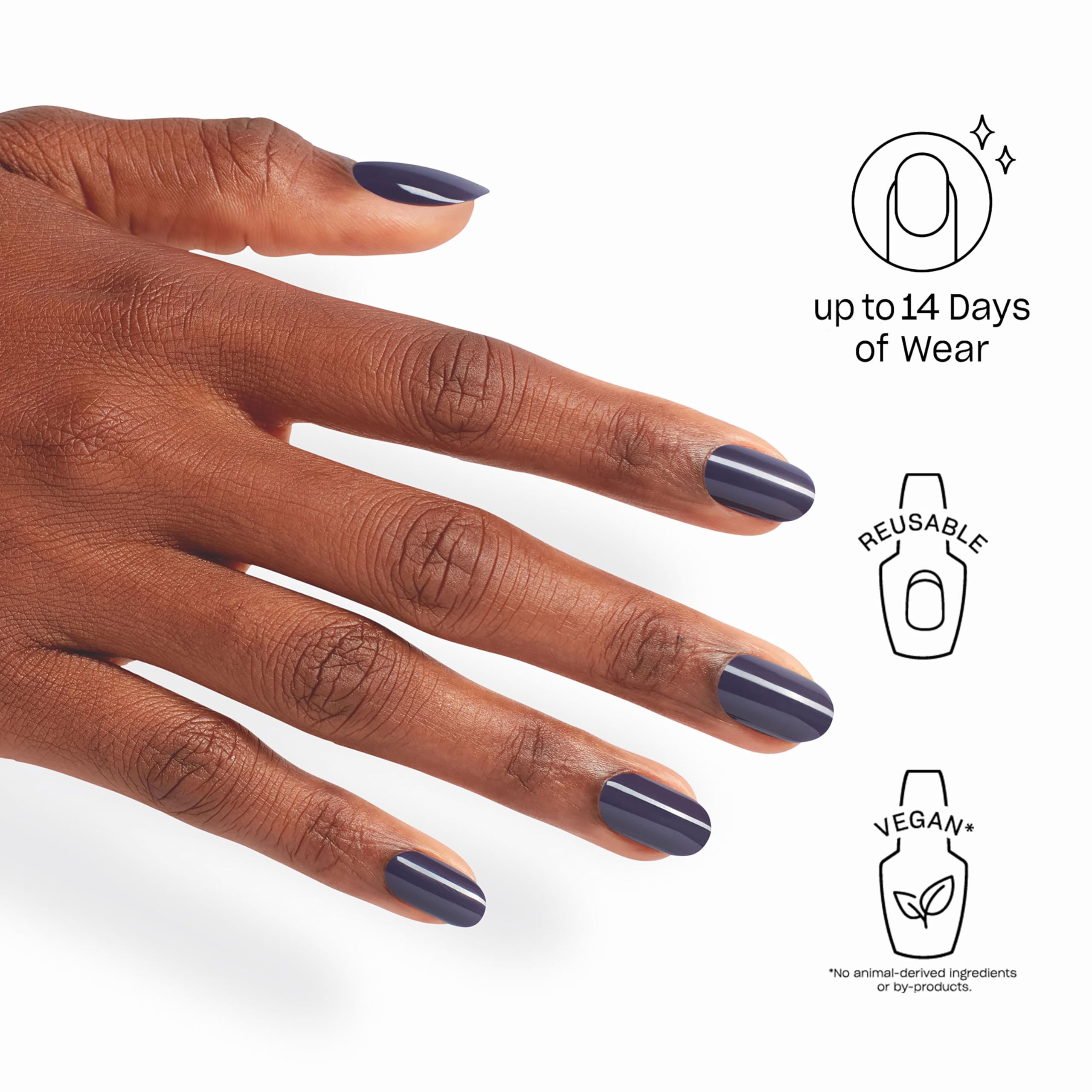 Snapklik.com : OPI On Point Less Is Norse Short Round Dark Deep Blue ...