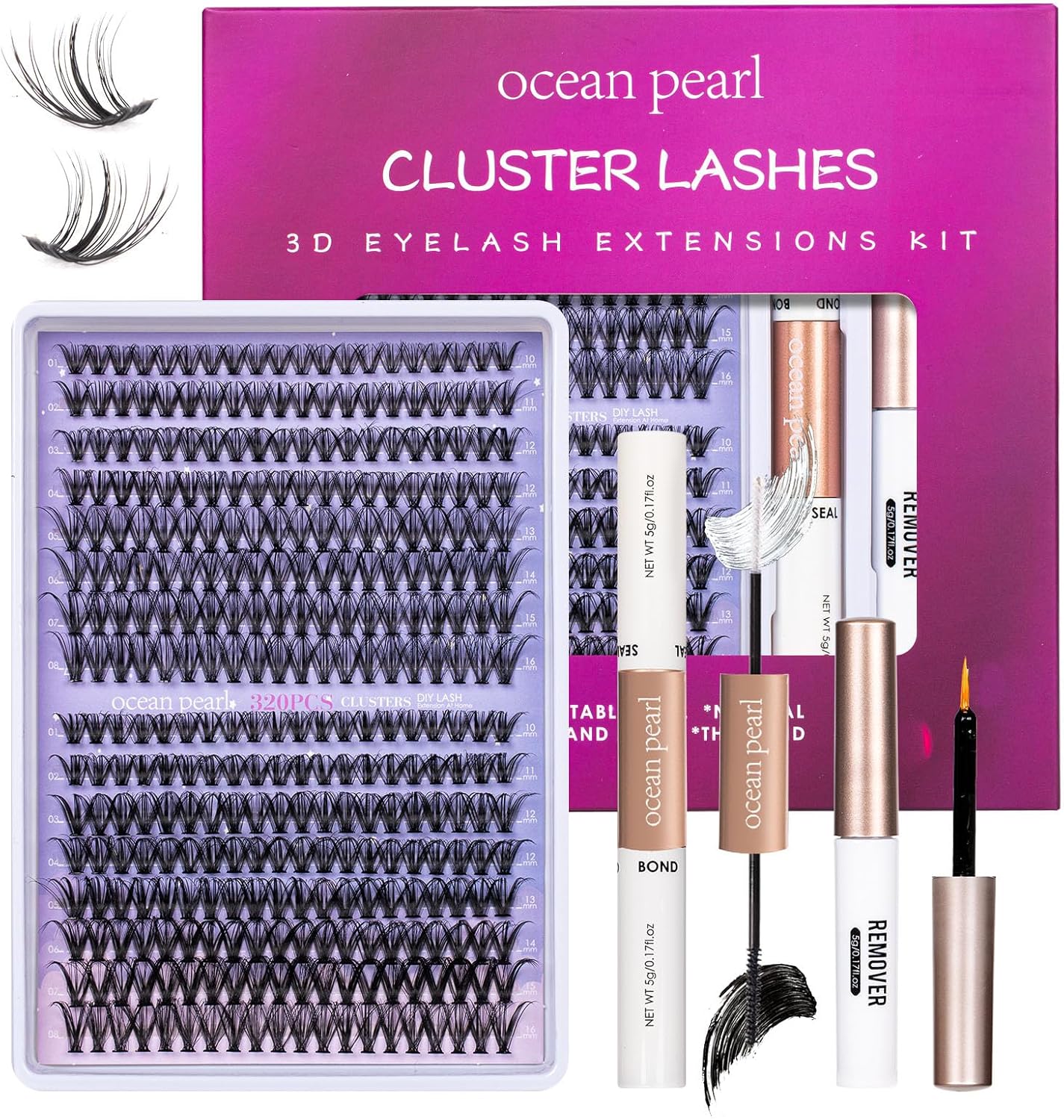 Individual Lashes with Bond and Seal Lash Remover DIY Lash Extension ...