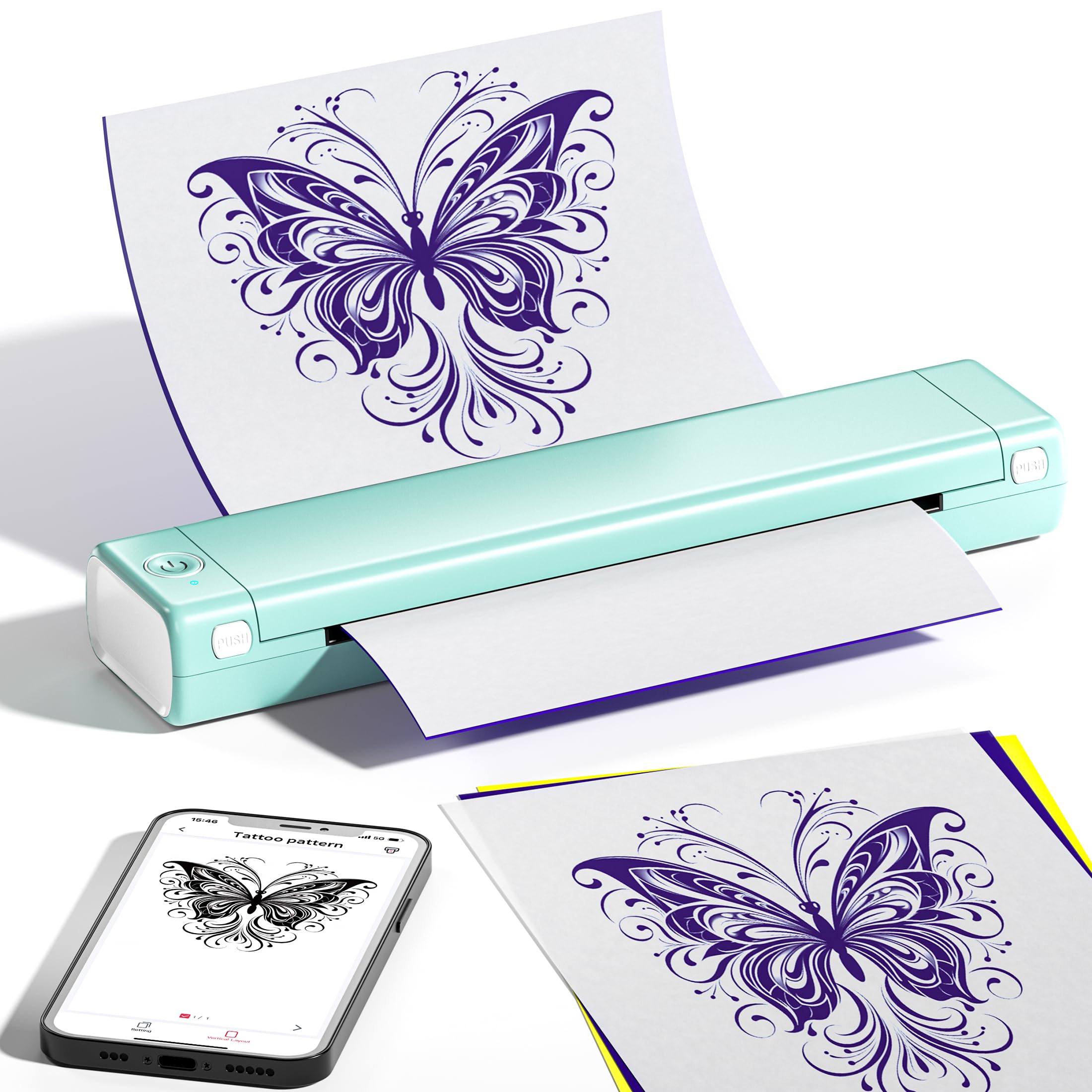 Snapklik.com : ItriAce Tattoo Printer, M08F Tattoo Stencil Printer ...