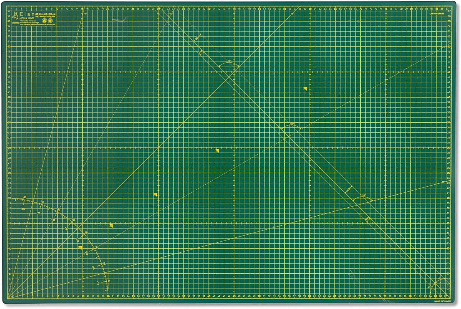 Unibos A1 Cutting Mat Size Non Slip Self Healing Printed Grid Craft ...