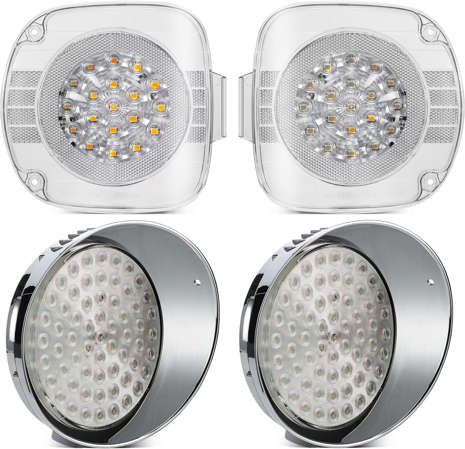 Amazon.com: Partsam Daytime Running Lights and Turn Siganl Lights ...