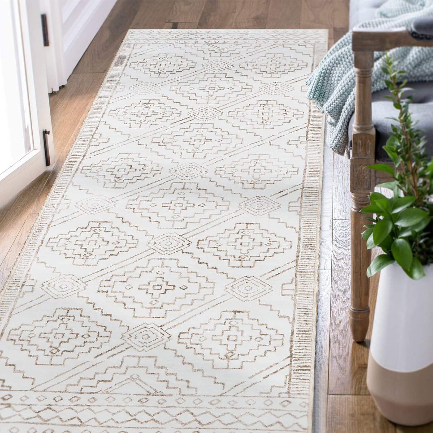 Amazon.com: jinchan Runner Rug 2x8 Moroccan Hallway Rug Bohemian ...