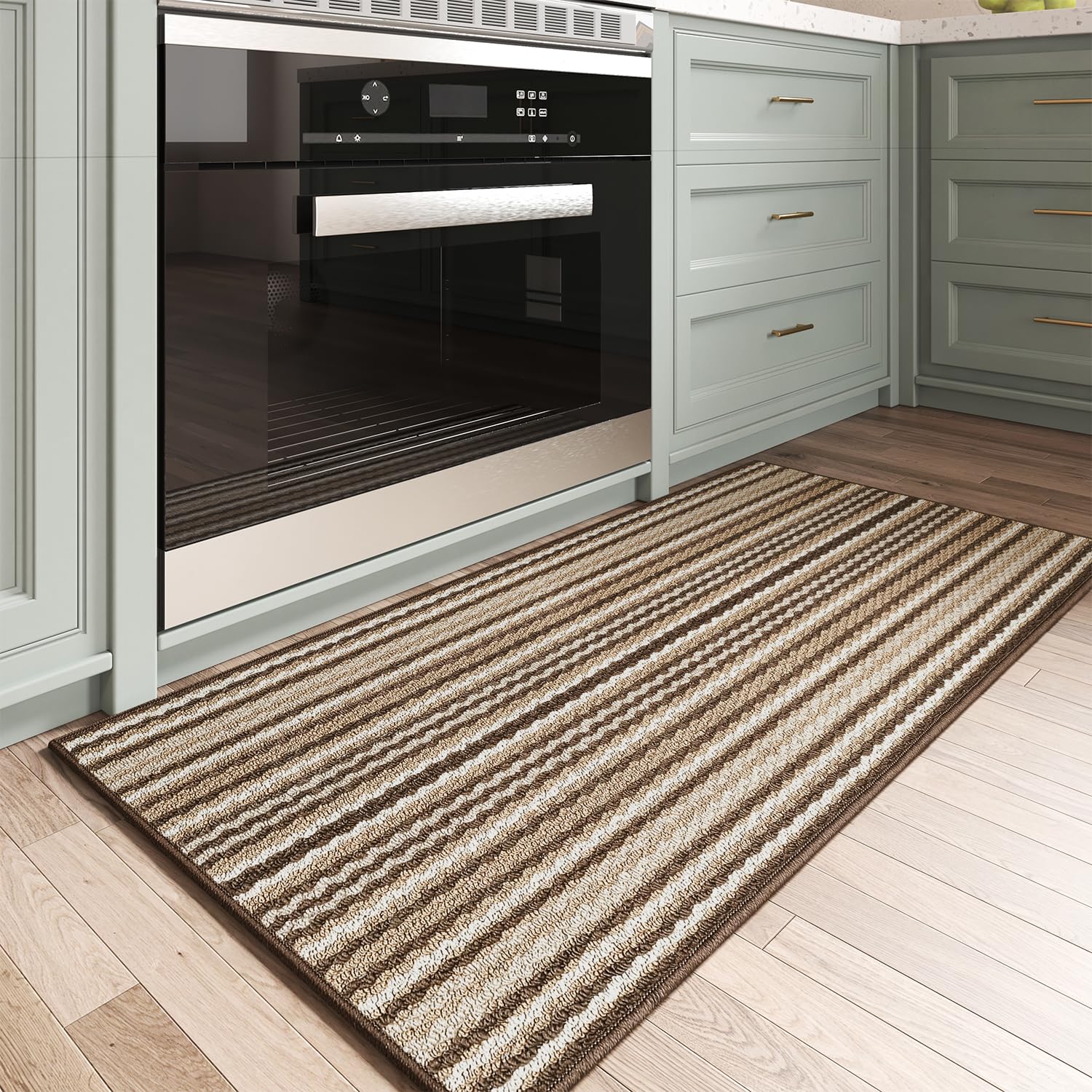 Amazon.com: COCOER-Kitchen Rug and Mat for Floor-Kitchen Runner Rug Non ...