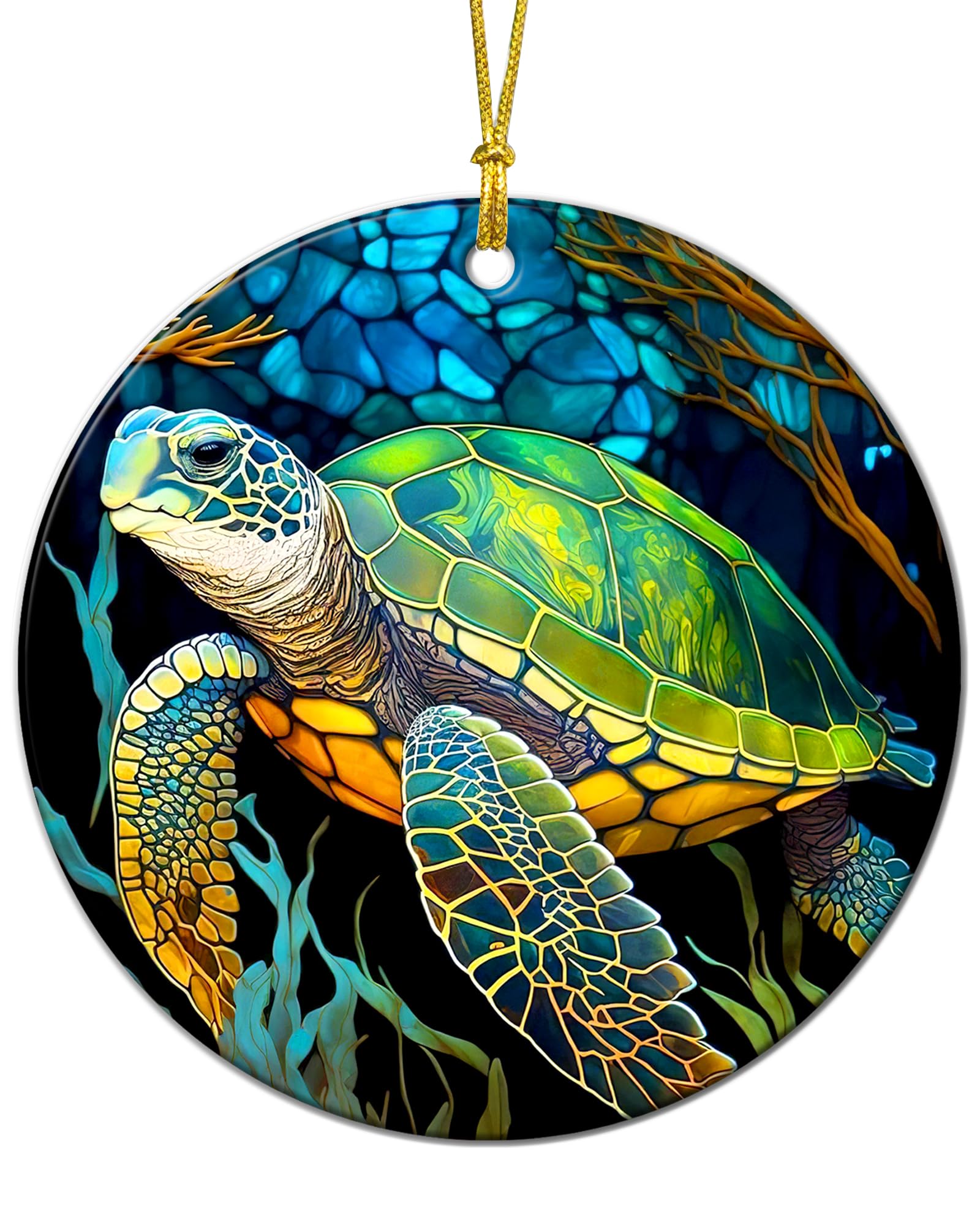 Amazon.com: Sea Turtle Ornament Christmas Sea Turtle Gifts for Women ...