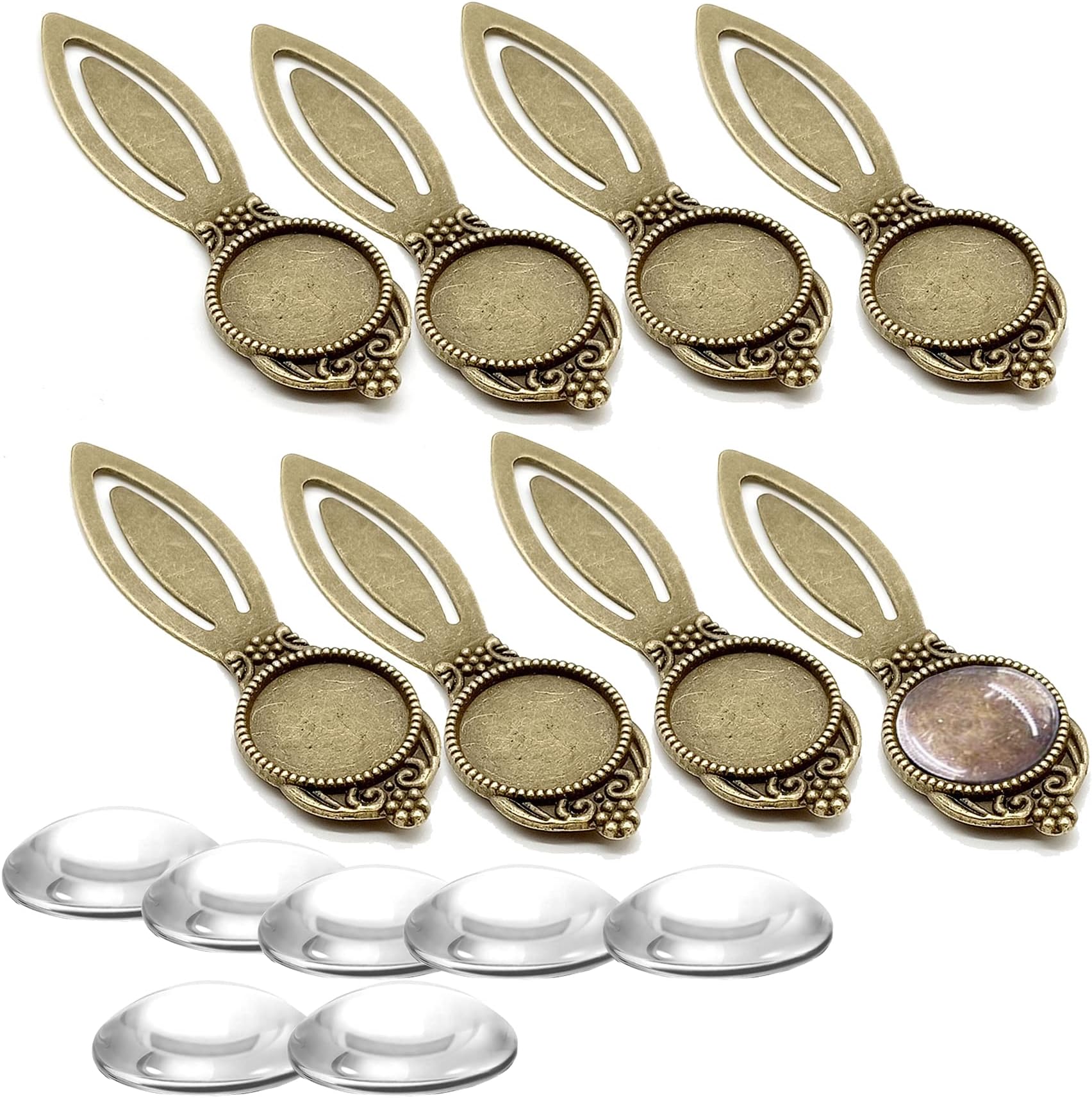 Amazon.com: SUNNYCLUE 16Pcs DIY 8 Sets Vintage Bookmarks Metal Bookmark ...